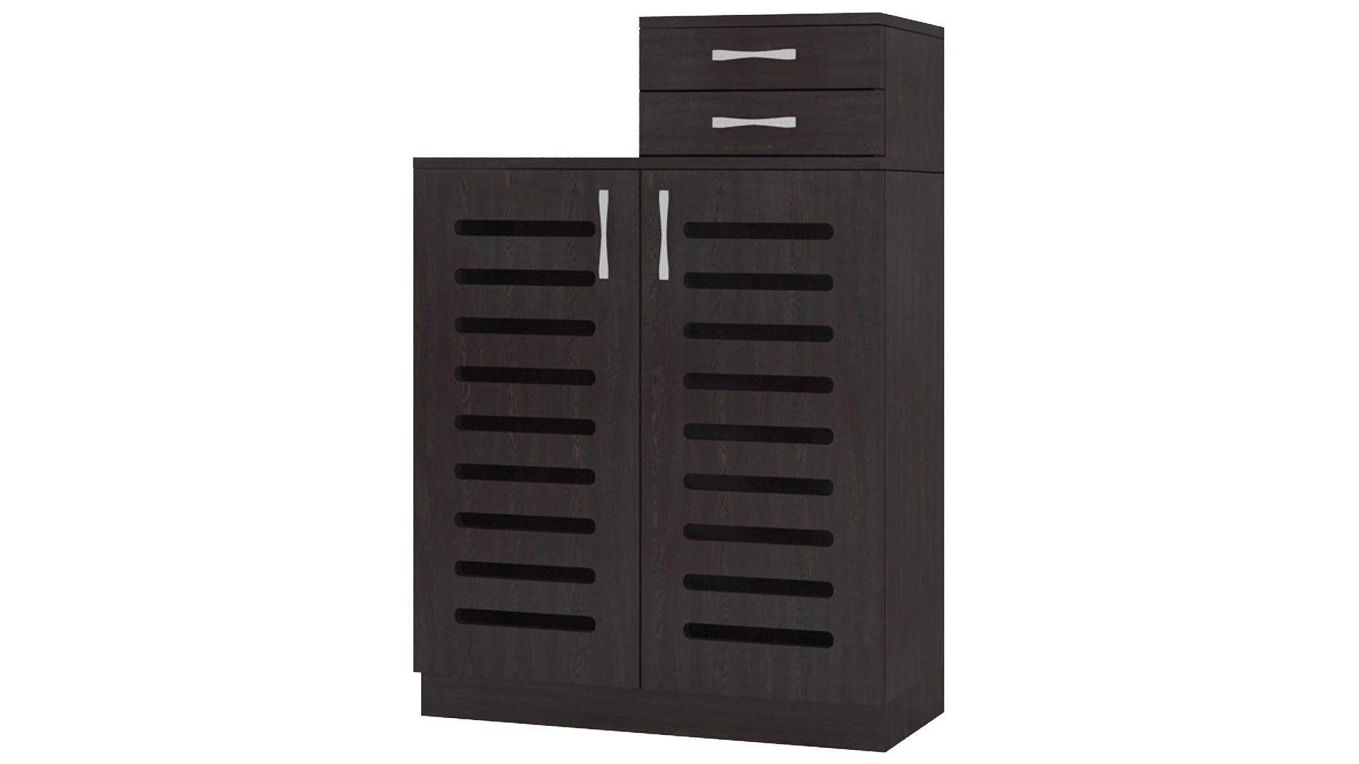 Adona Austin Slatted Shoe Rack with 2 Drawers – Adona Woods
