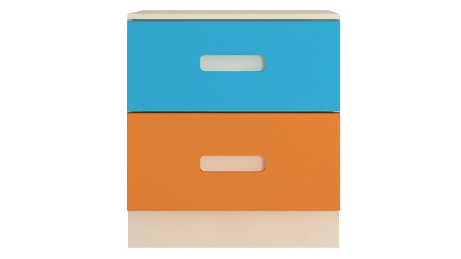 Adona Fiona Kids Bedside Table with 2 Handle-less Drawers – Adona Woods