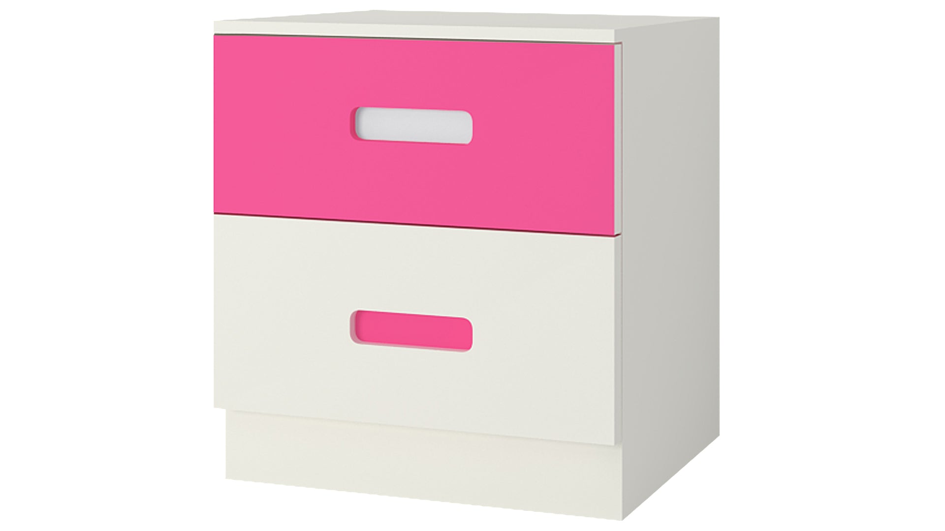 Adona Fiona Kids Bedside Table with 2 Handle-less Drawers – Adona Woods