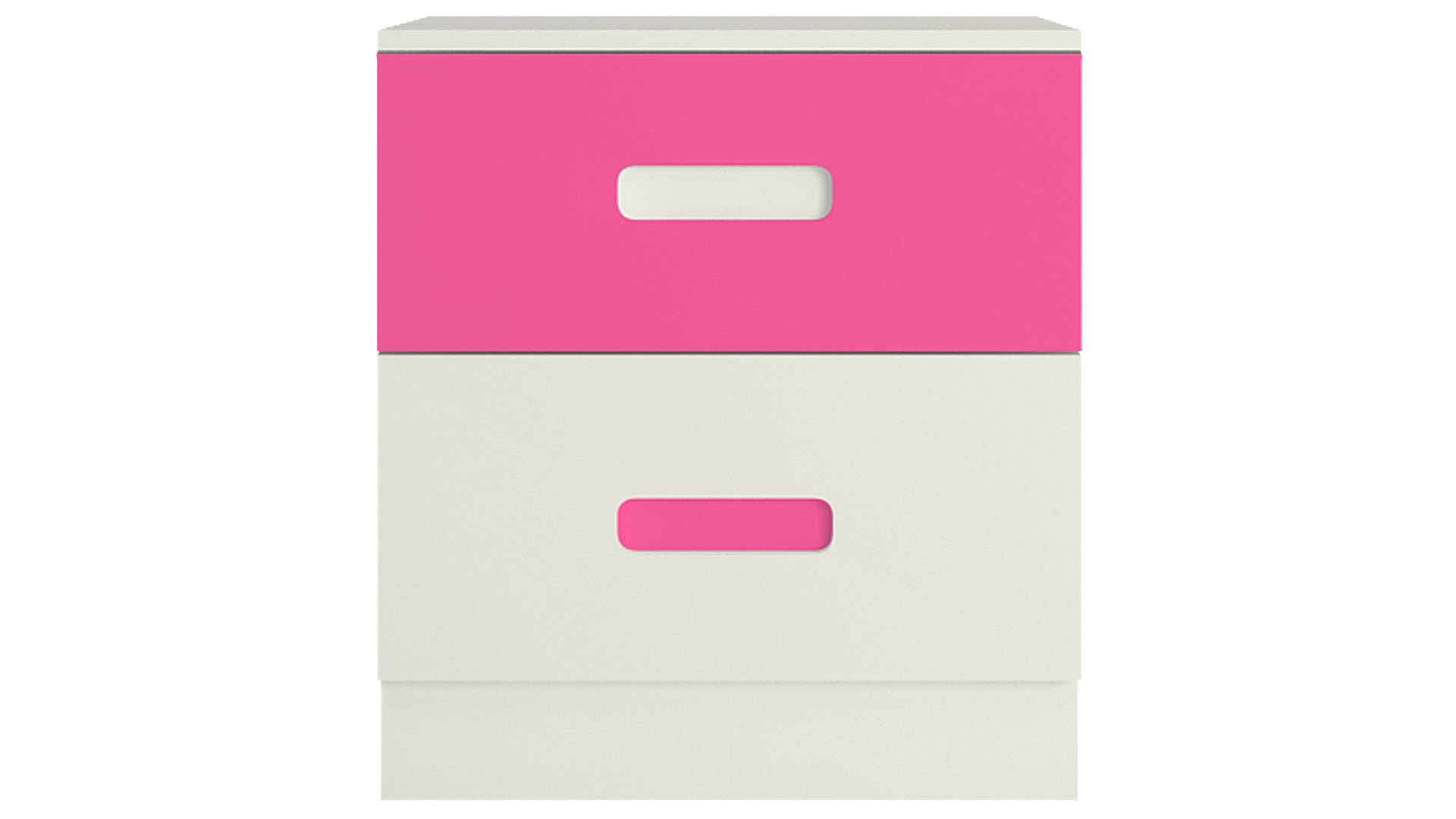 Adona Fiona Kids Bedside Table with 2 Handle-less Drawers – Adona Woods