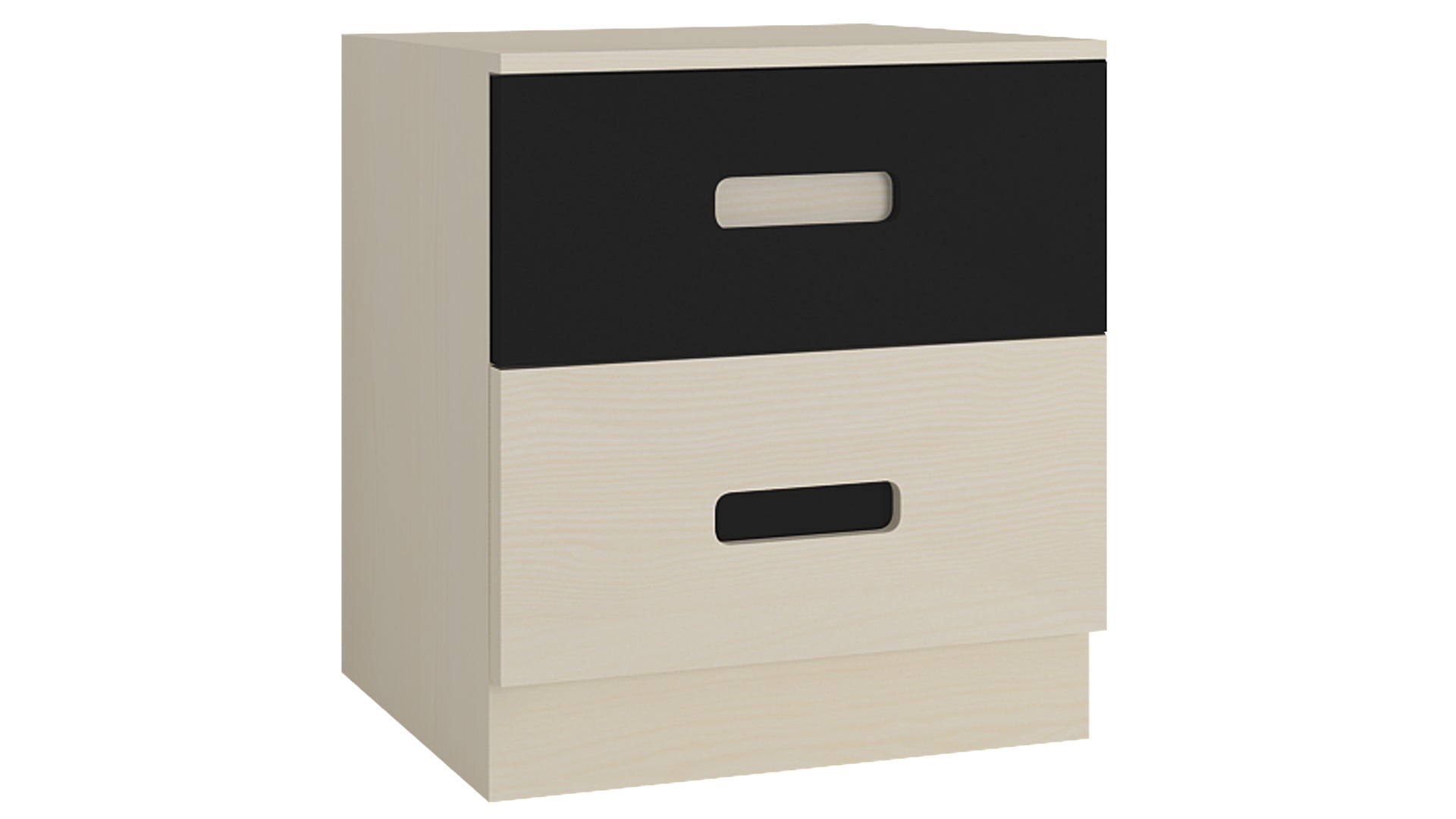 Adona Fiona Light Wood Bedside Table w/2 Drawers Coffee Walnut – Adona ...