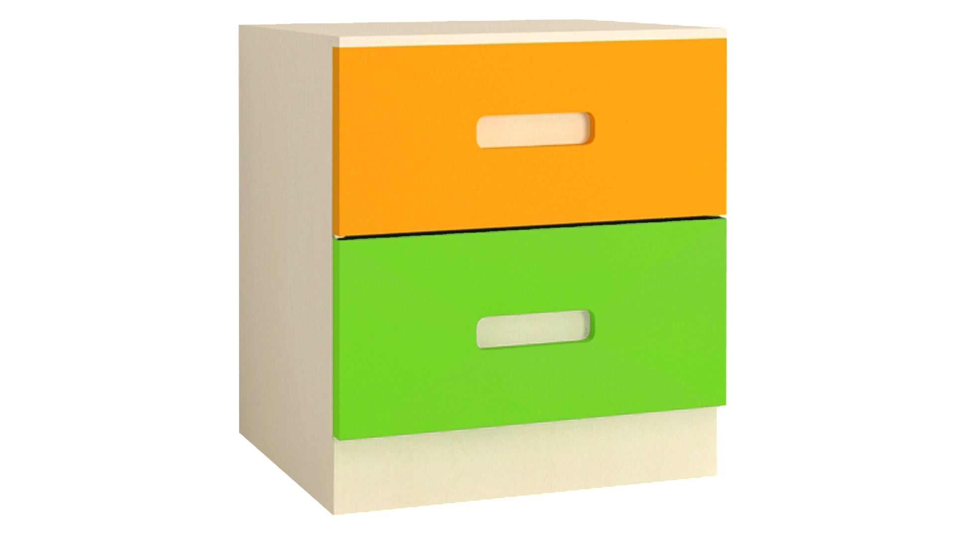 Adona Fiona Kids Bedside Table with 2 Handle-less Drawers – Adona Woods