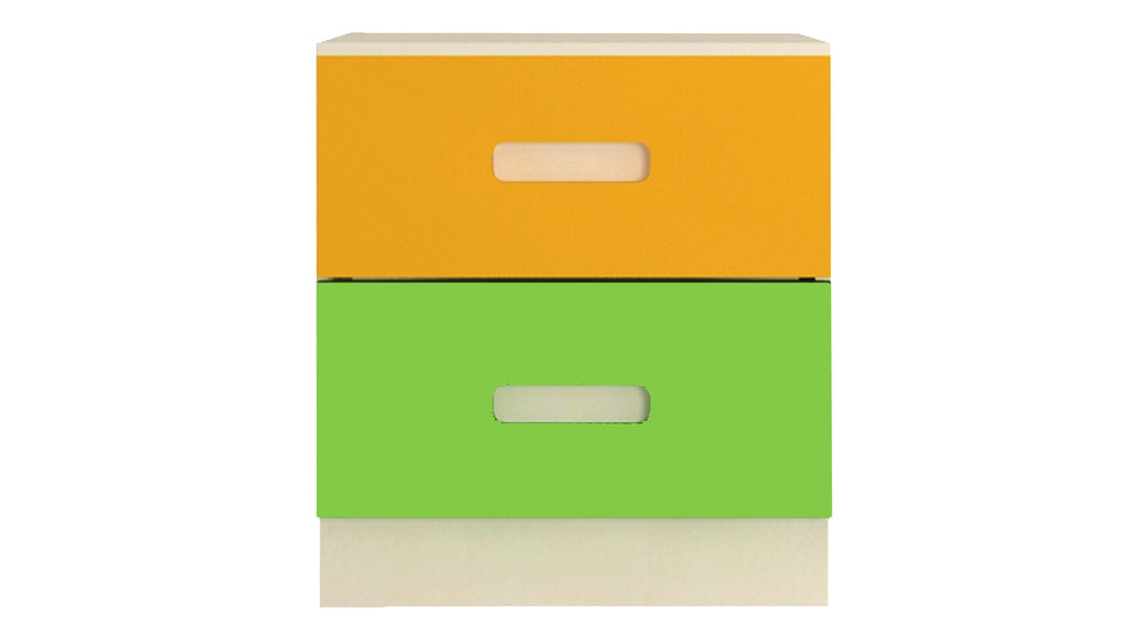 Adona Fiona Kids Bedside Table with 2 Handle-less Drawers – Adona Woods