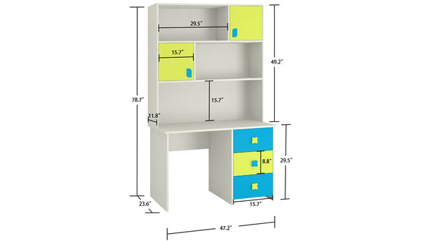 Adona Flora Study Table with Shelf - Ideal Study Desk for Kids – Adona ...