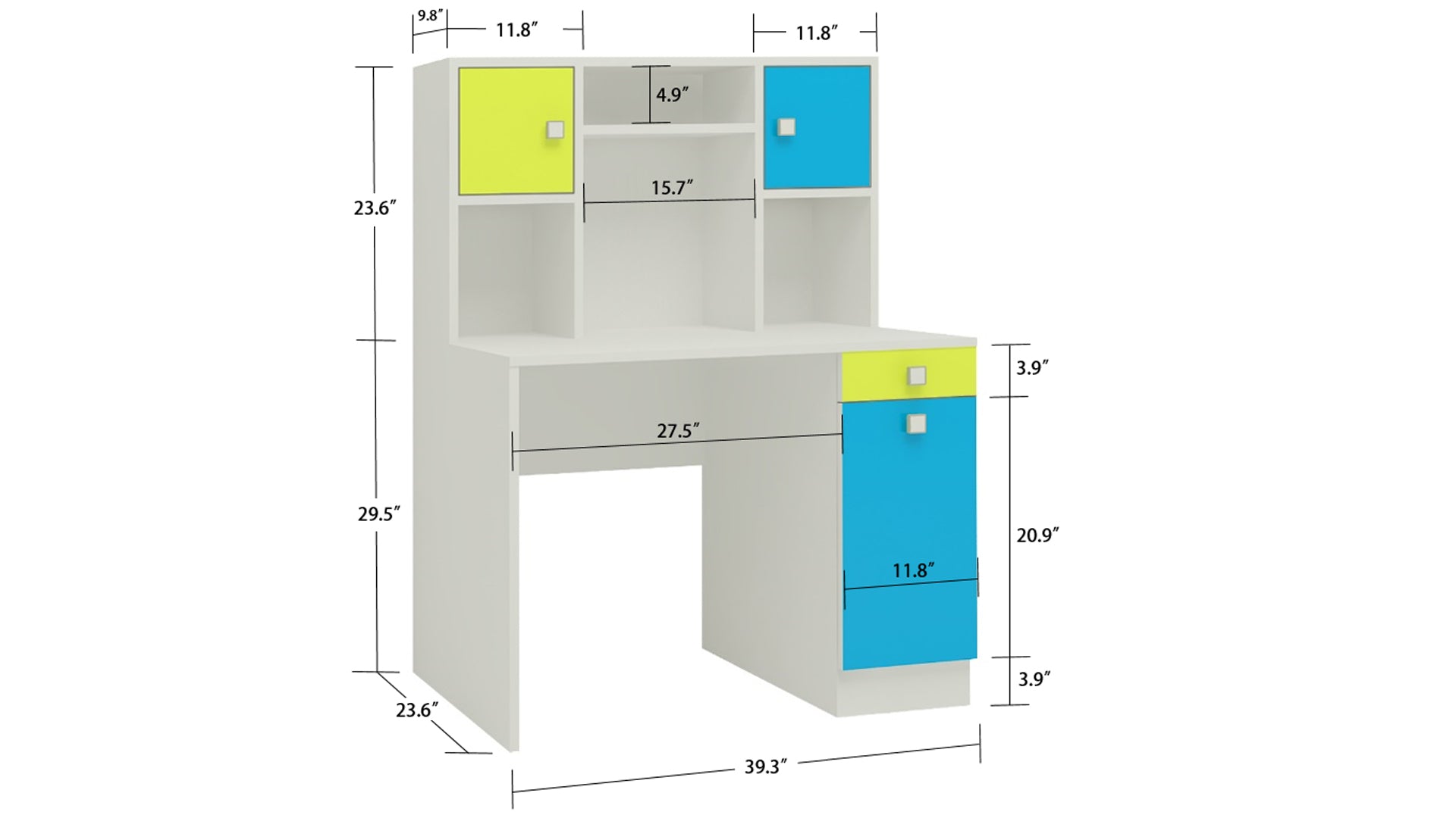 Study Table with Cabinet - Adona Minerva at @Best Price – Adona Woods