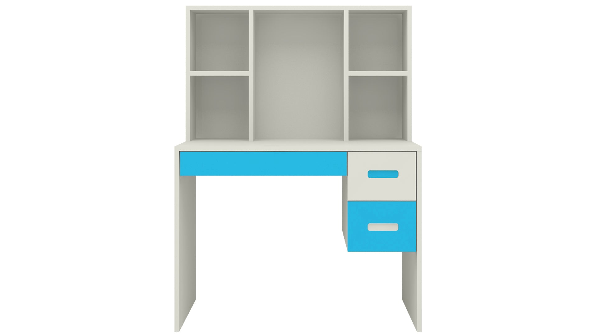 Adona Tiara Kids Study Desk w/3 Drawers and Built-In Bookshelf – Adona ...