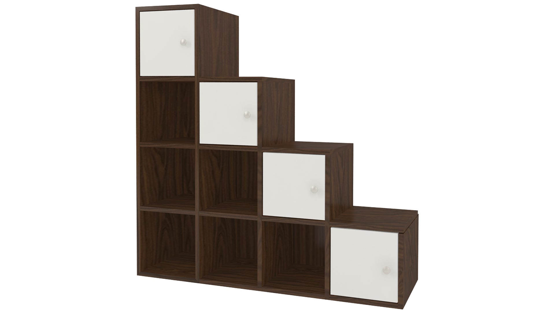 Adona Verona Stepped Cube Storage Display Unit-cum-Bookshelf – Adona Woods