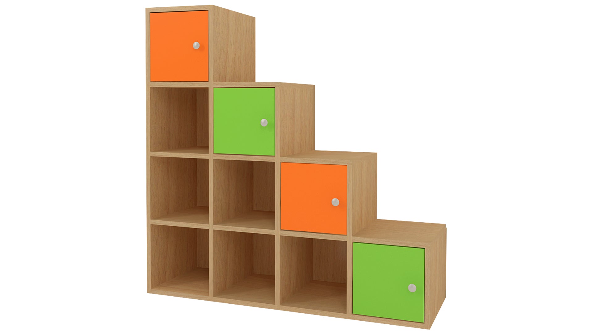 Adona Verona Kids Maple Stepped Cube Storage Cabinet – Adona Woods