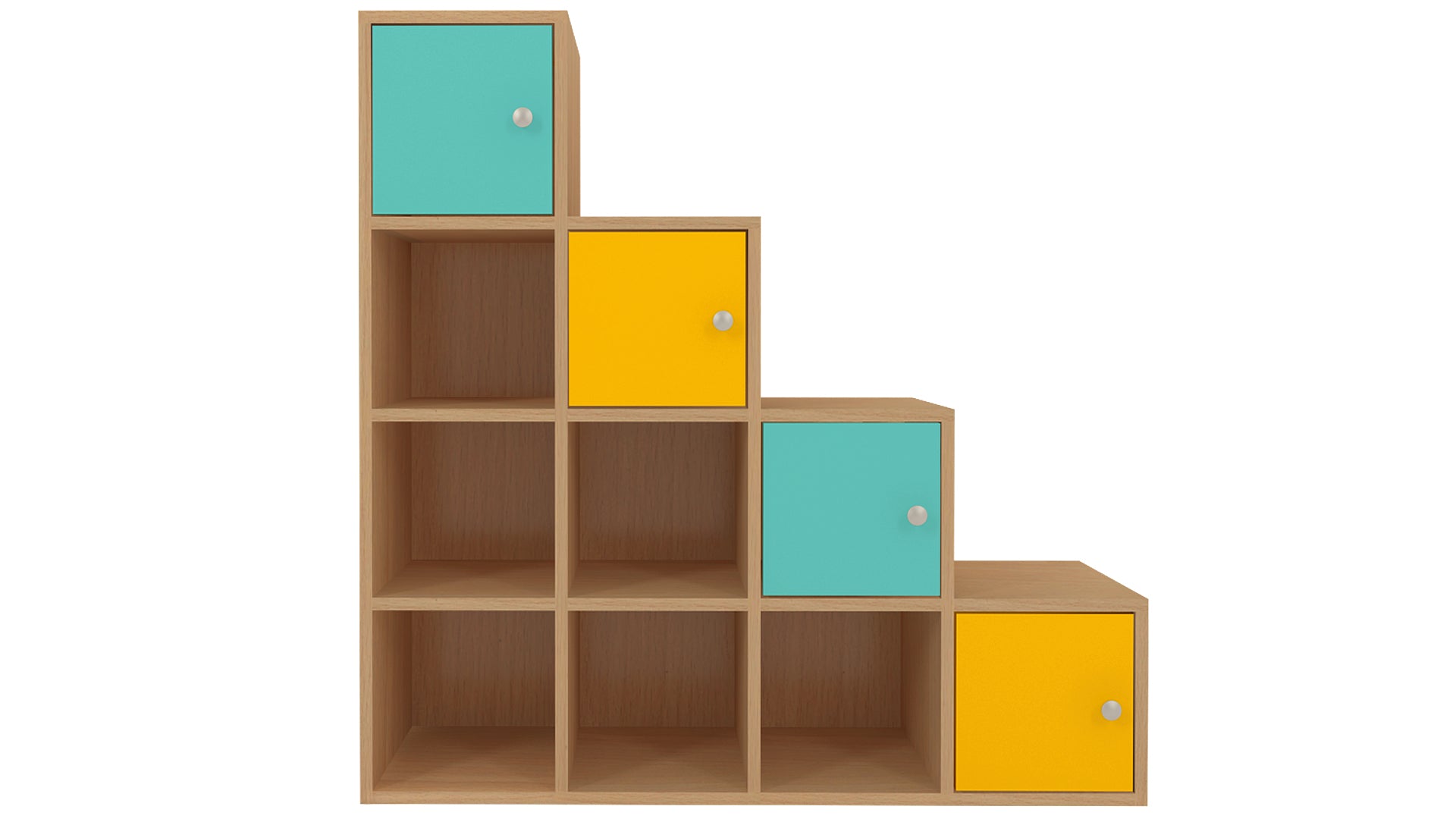 Adona Verona Stepped Cube Storage Display Unit-cum-Bookshelf – Adona Woods